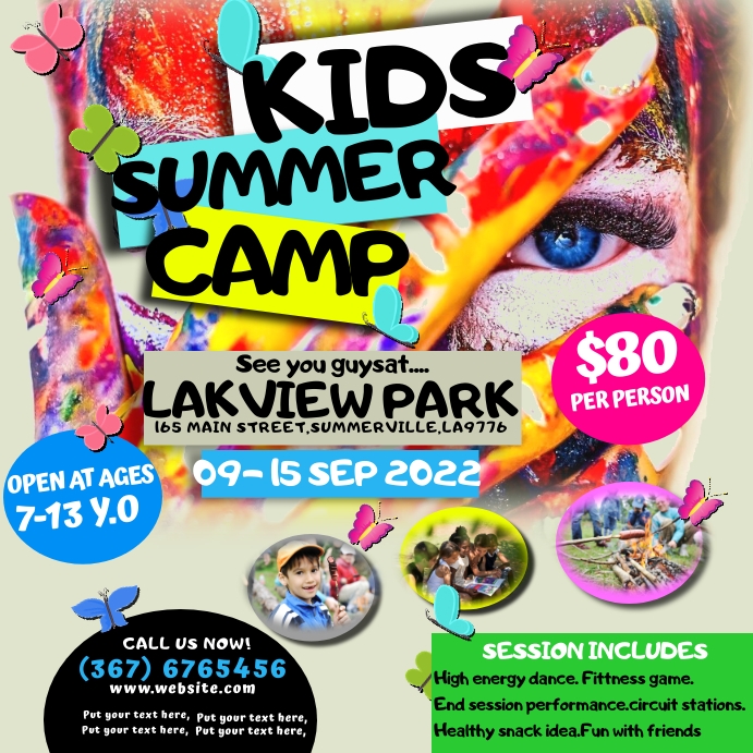 Copy of summer camp | PosterMyWall