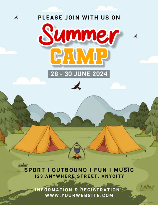 Summer Camp Template | PosterMyWall