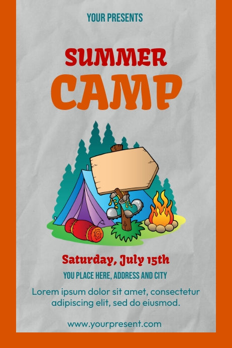 Summer camp Template | PosterMyWall