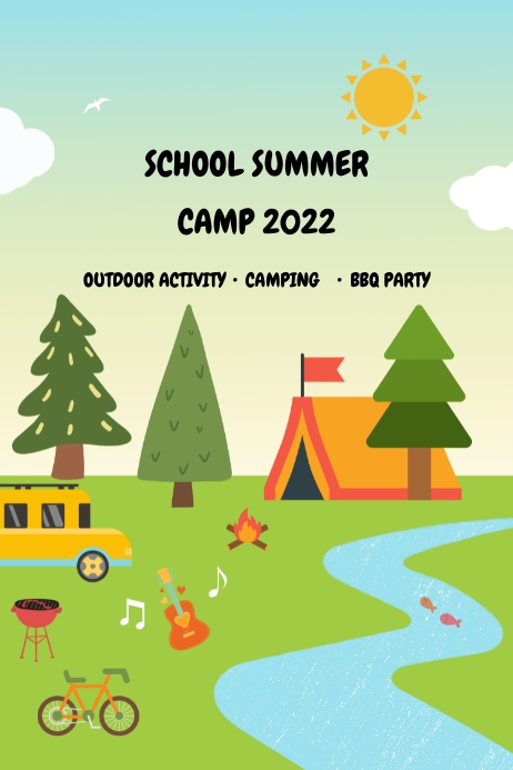 SUMMER CAMP Template | PosterMyWall