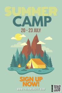 SUMMER CAMP Template | PosterMyWall