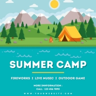 SUMMER CAMP Template | PosterMyWall