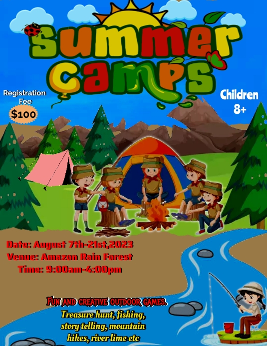 Plantilla de Summer Camp | PosterMyWall