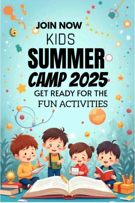 SUMMER CAMP Template | PosterMyWall