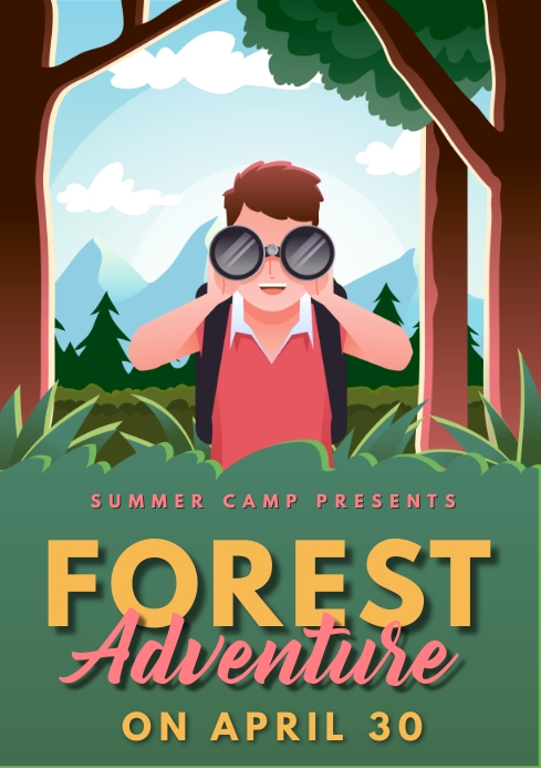 SUMMER CAMP Template | PosterMyWall