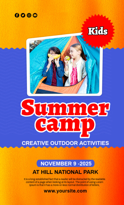 Copy of SUMMER CAMP | PosterMyWall