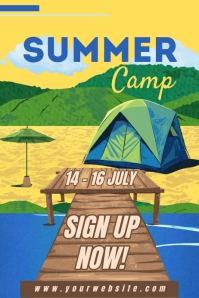 Kids Summer Camp Poster Template | PosterMyWall