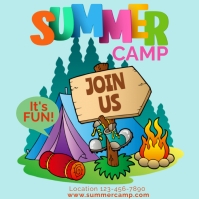 Summer Camp 2023 Instagram Post Template | PosterMyWall