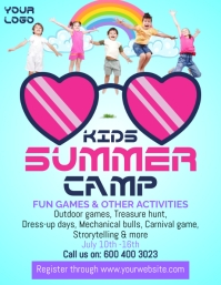 Summer Camp Sign Up Sheet Template | PosterMyWall