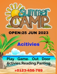 Summer Camp Flyer Template | PosterMyWall
