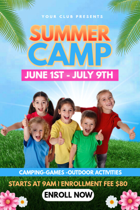 Copy of Summer camp flyer | PosterMyWall