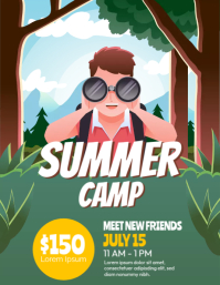Summer Camp Poster Ads Template | PosterMyWall