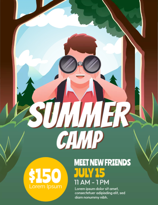 Summer Camp Flyer Template | PosterMyWall
