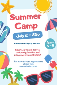 Summer Camp Poster Template | PosterMyWall