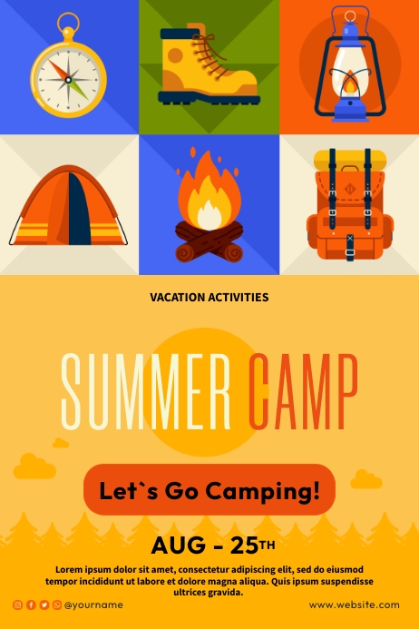 Summer Camp Poster Template | PosterMyWall