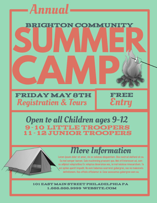 Summer Camp Templat | PosterMyWall