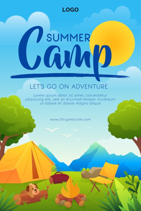 Summer Camp Poster Template | PosterMyWall