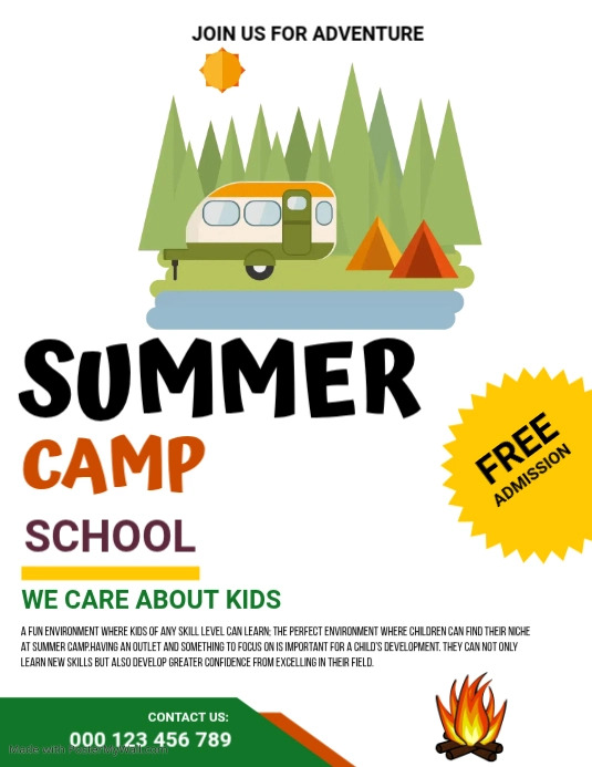 summer camp template | PosterMyWall