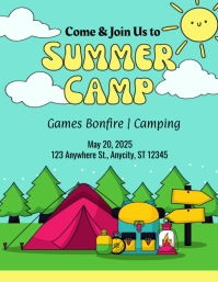 Kids Summer Camp Template | PosterMyWall