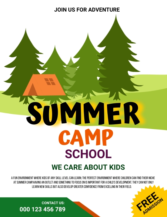 summer camp template | PosterMyWall