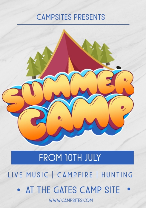 summer camp template | PosterMyWall