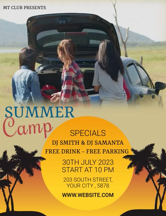 SUMMER CAMP TEMPLATE | PosterMyWall