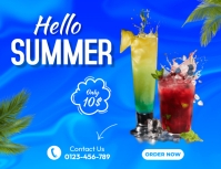 Summer Cocktail Ads Template | PosterMyWall