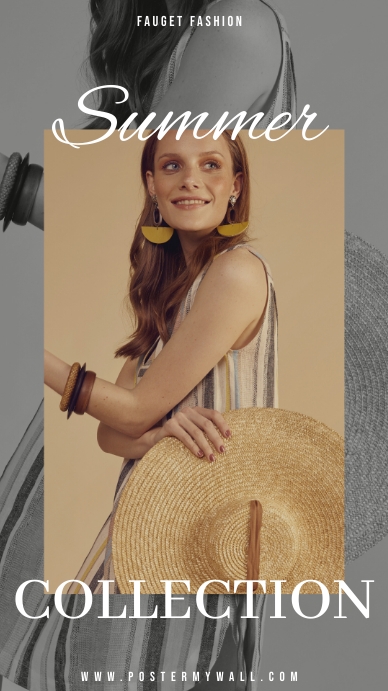 SUMMER COLLECTION Template | PosterMyWall