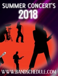 SUMMER CONCERT CONCERT IN THE PARK CONCERT Template | PosterMyWall