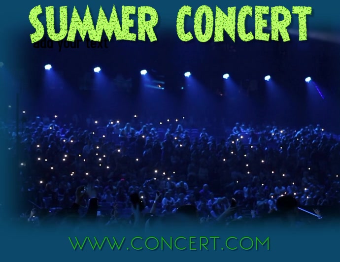 SUMMER CONCERT OUTDOOR CONCERT CONCERT Template | PosterMyWall