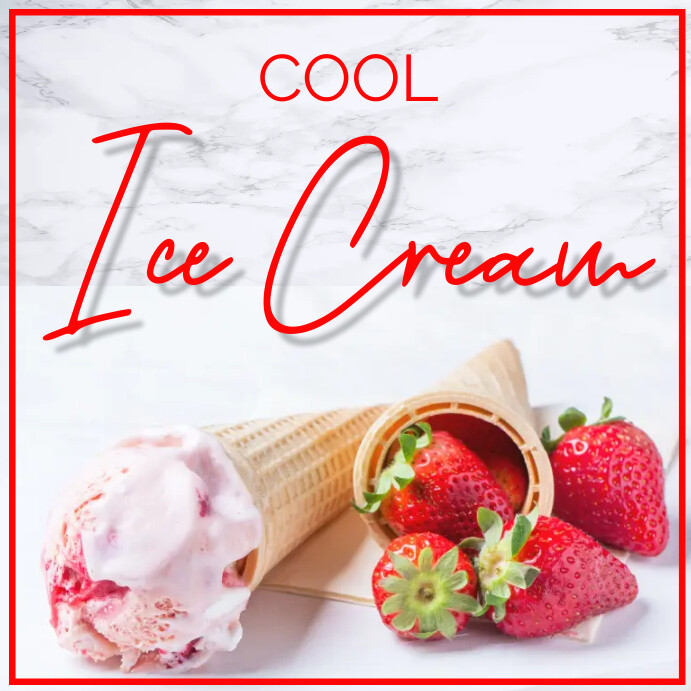 Summer Cool Ice cream Template | PosterMyWall