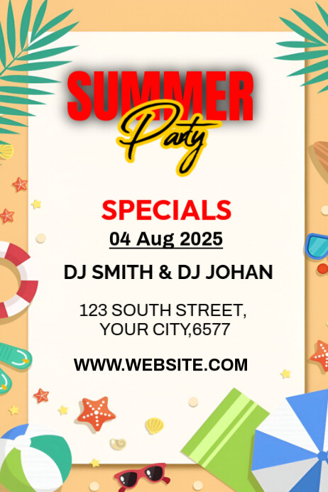 Summer Day Poster Template | PosterMyWall