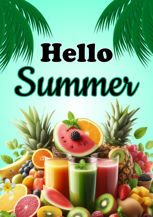 Plantilla de summer | PosterMyWall