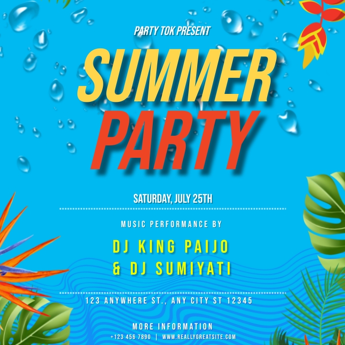 SUMMER Template | PosterMyWall