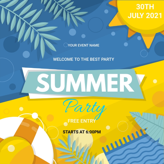 SUMMER Template | PosterMyWall