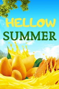 Happy summer poster Template | PosterMyWall