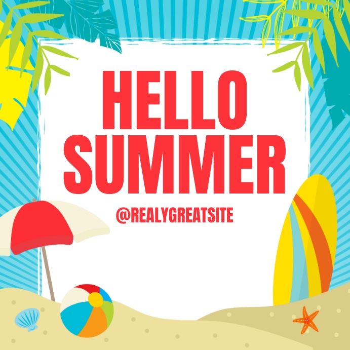SUMMER Template | PosterMyWall