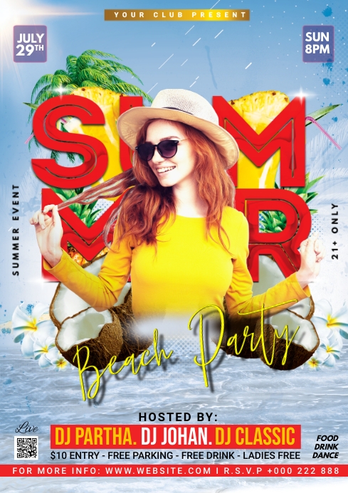 SUMMER Template | PosterMyWall