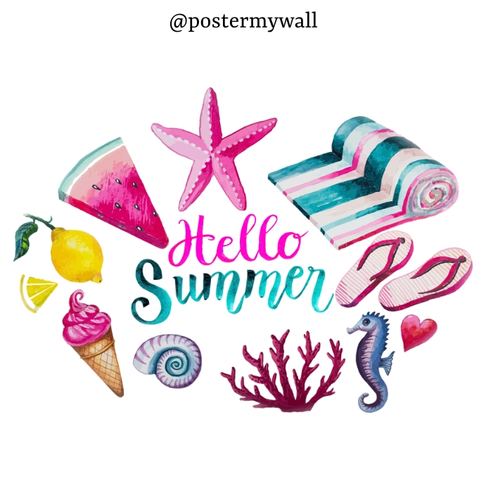 SUMMER Template | PosterMyWall