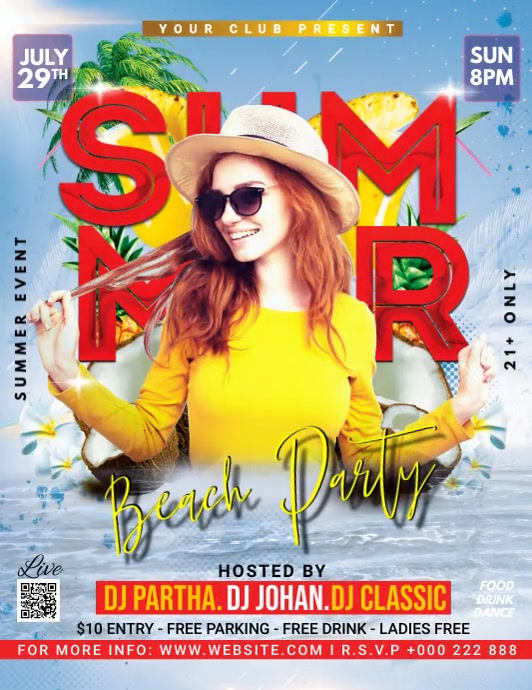 SUMMER Template | PosterMyWall