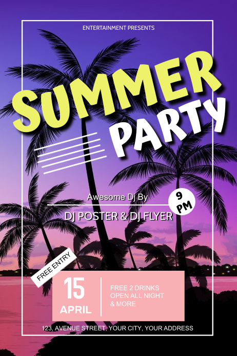 Summer Template | PosterMyWall