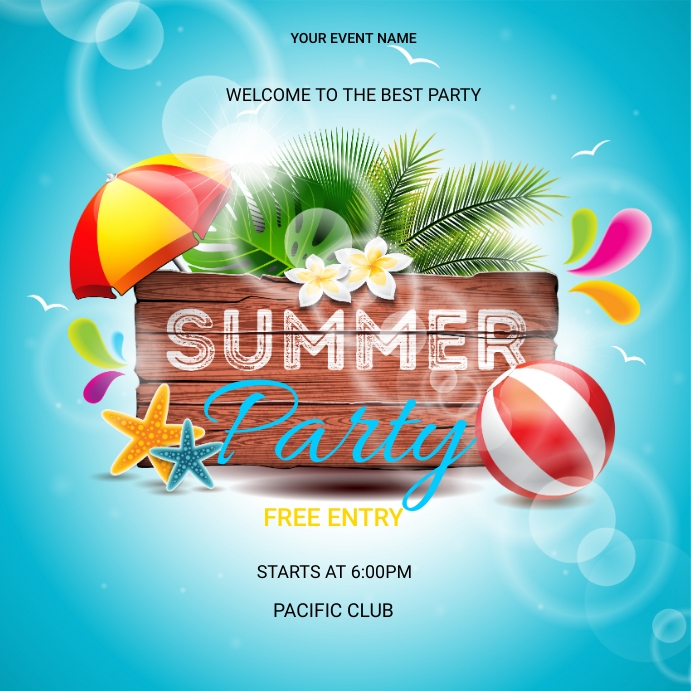 SUMMER Template | PosterMyWall