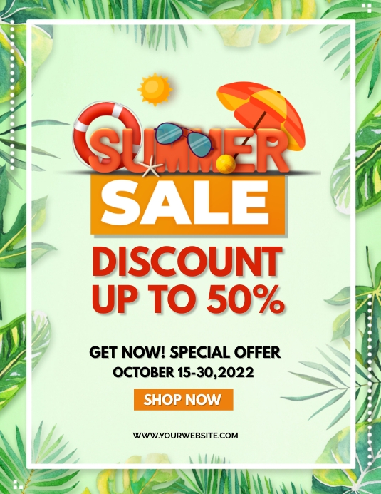 Copy of Summer Discount Flyer | PosterMyWall