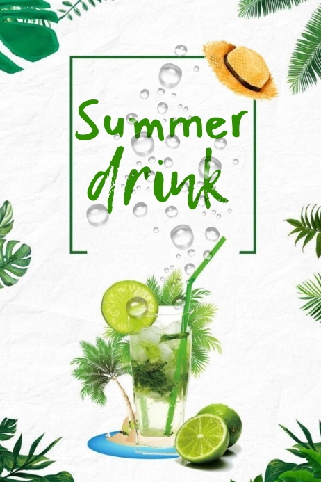 summer drink Template | PosterMyWall