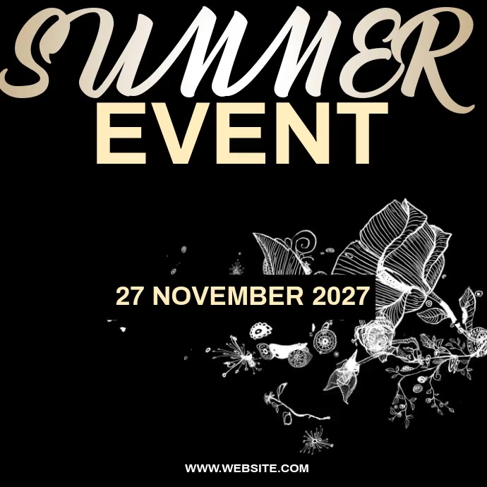 SUMMER EVENT AD Template | PosterMyWall