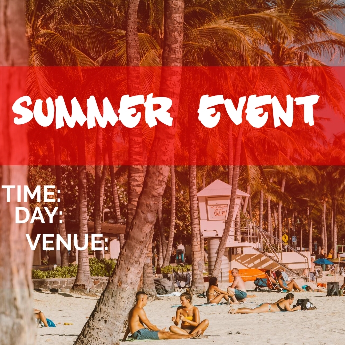 SUMMER EVENT Template | PosterMyWall