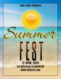 summer EVENT FLYER POSTER TEMPLATE | PosterMyWall