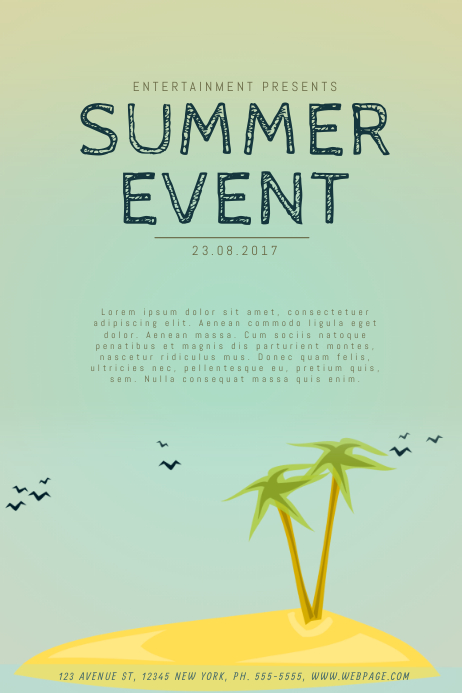 Summer Event Flyer Template | PosterMyWall