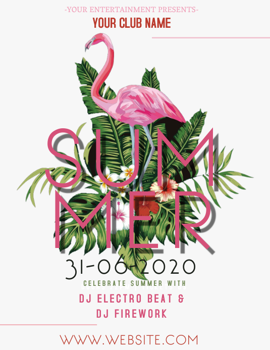 SUMMER EVENT FLYER TEMPLATE | PosterMyWall