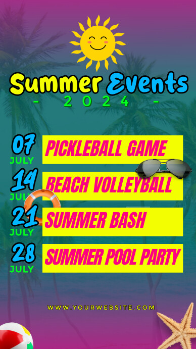 Plantilla de Summer Event Instagram Story | PosterMyWall